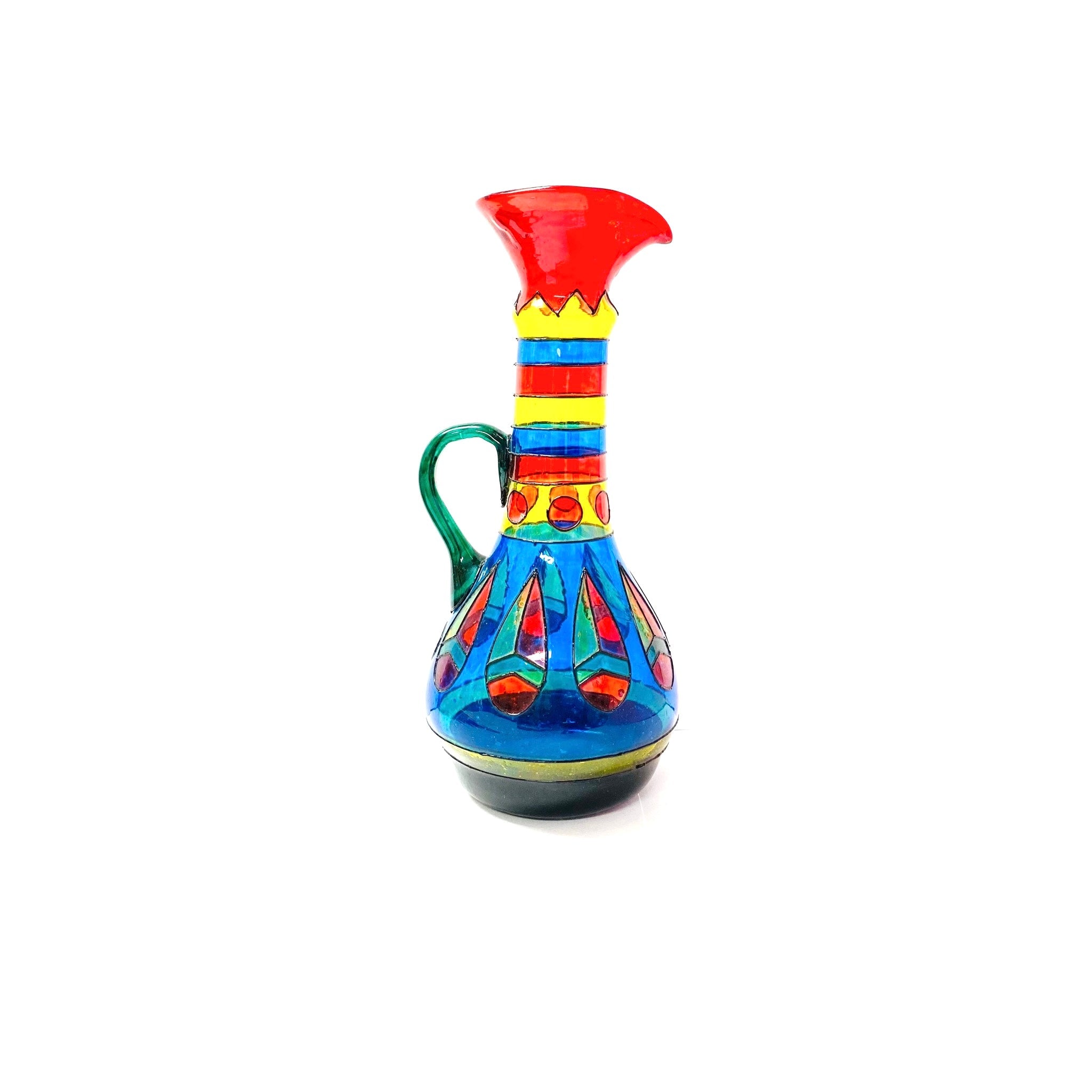 Multi Color Egyptian Glass Pitcher - MINU Jewels